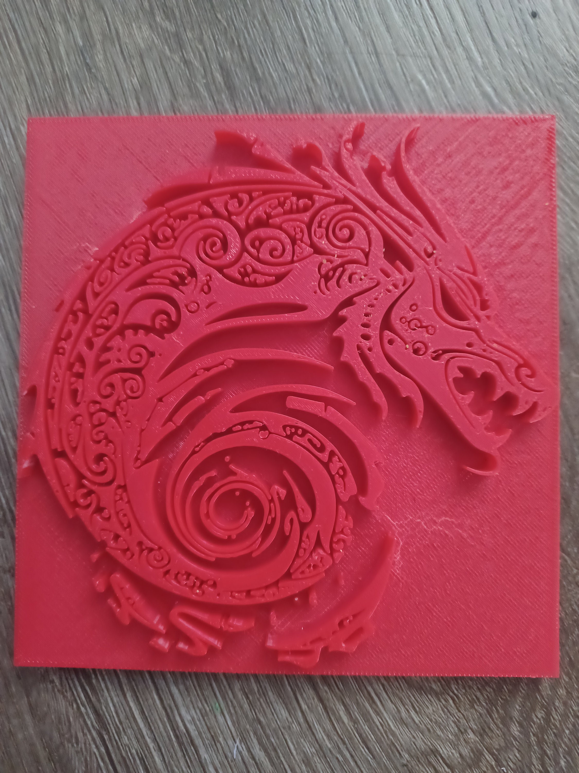 Dragon Leather Stamp 4x4 Fantasy Cosplay Larp - Etsy