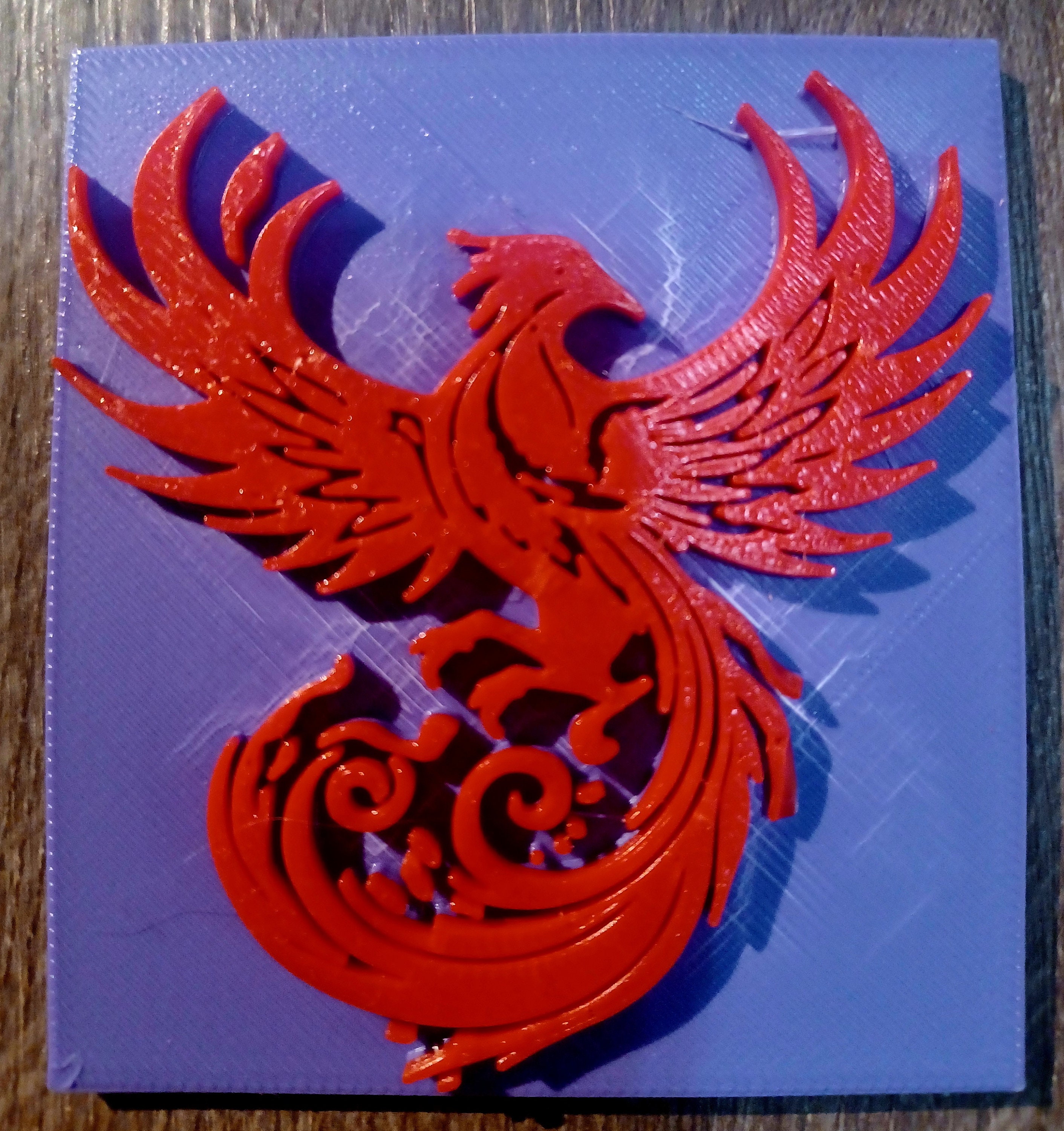 Phoenix Leather Stamp Larp Cosplay Fantasy Leather Work - Etsy