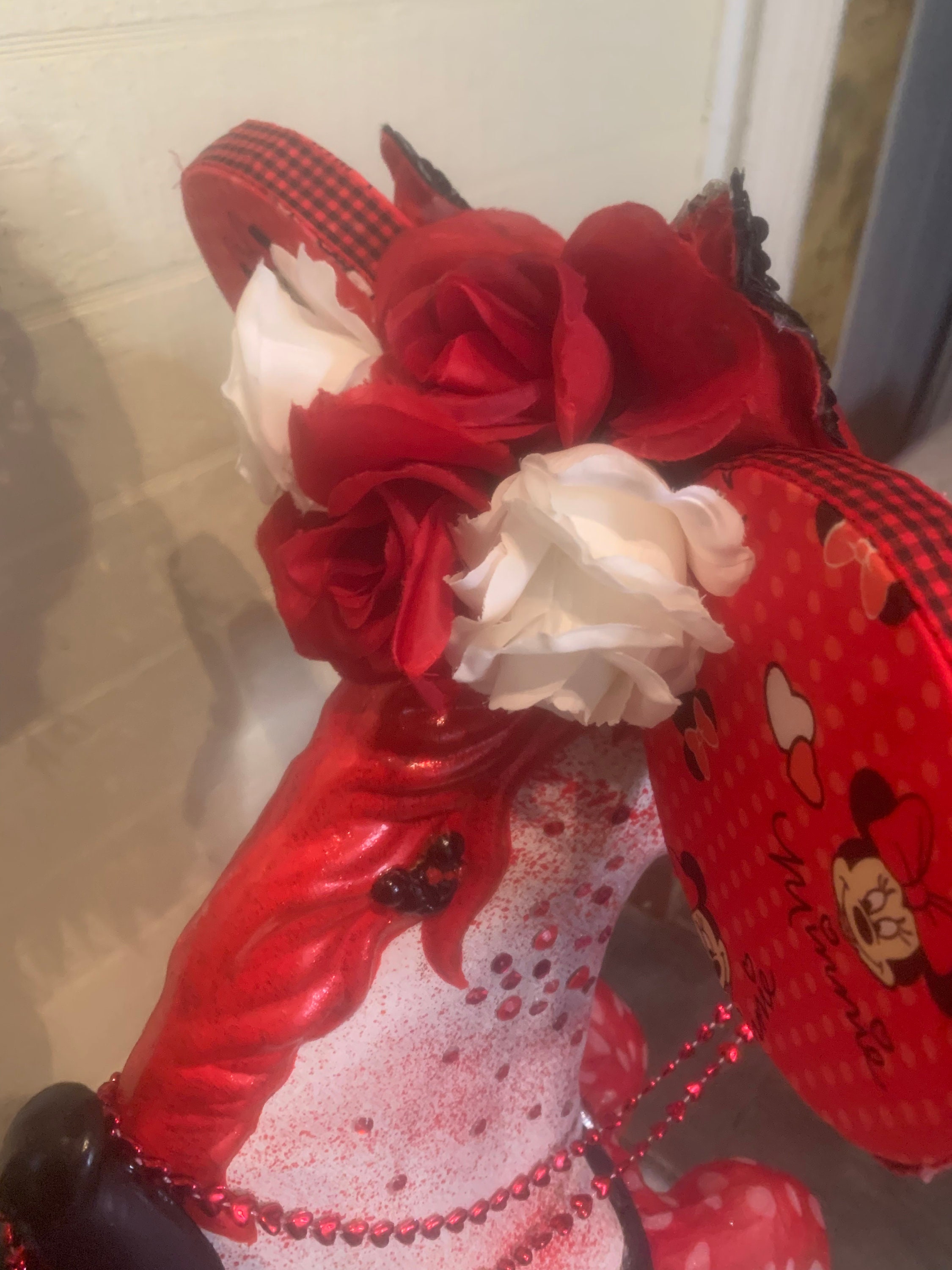 Full Size Gothic Minnie Mouse Carousel Horse One of A Kind - Etsy