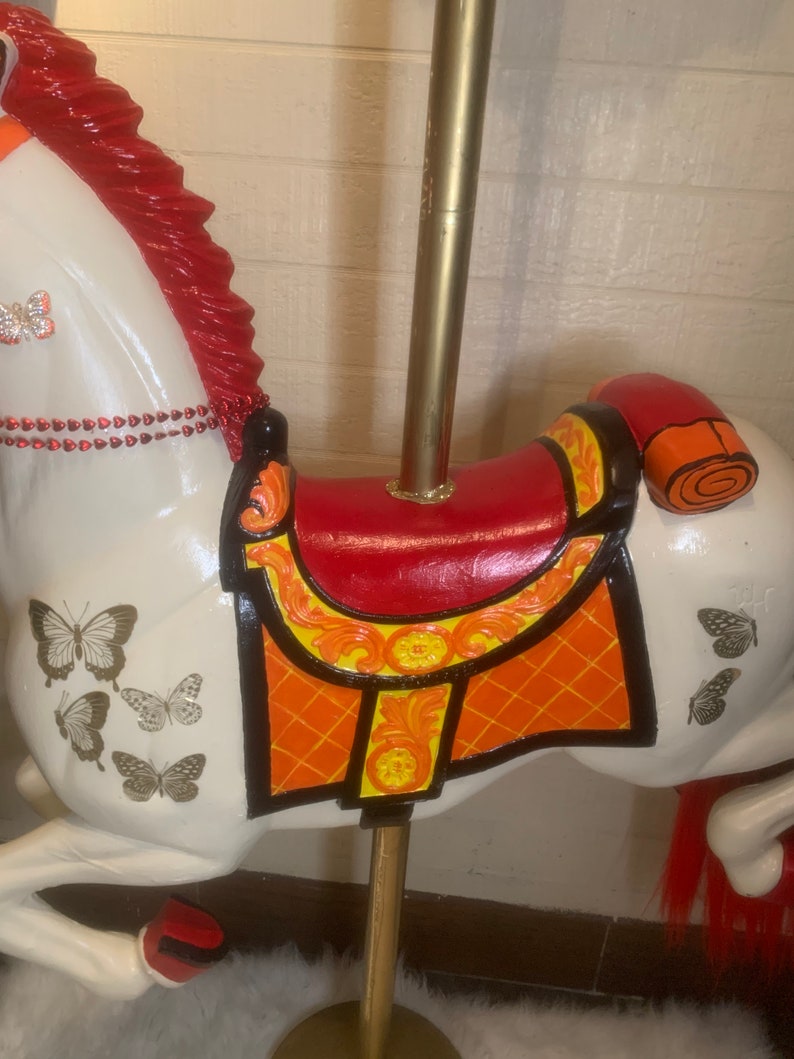 Full Size Carousel Horse Hand Painted - Etsy