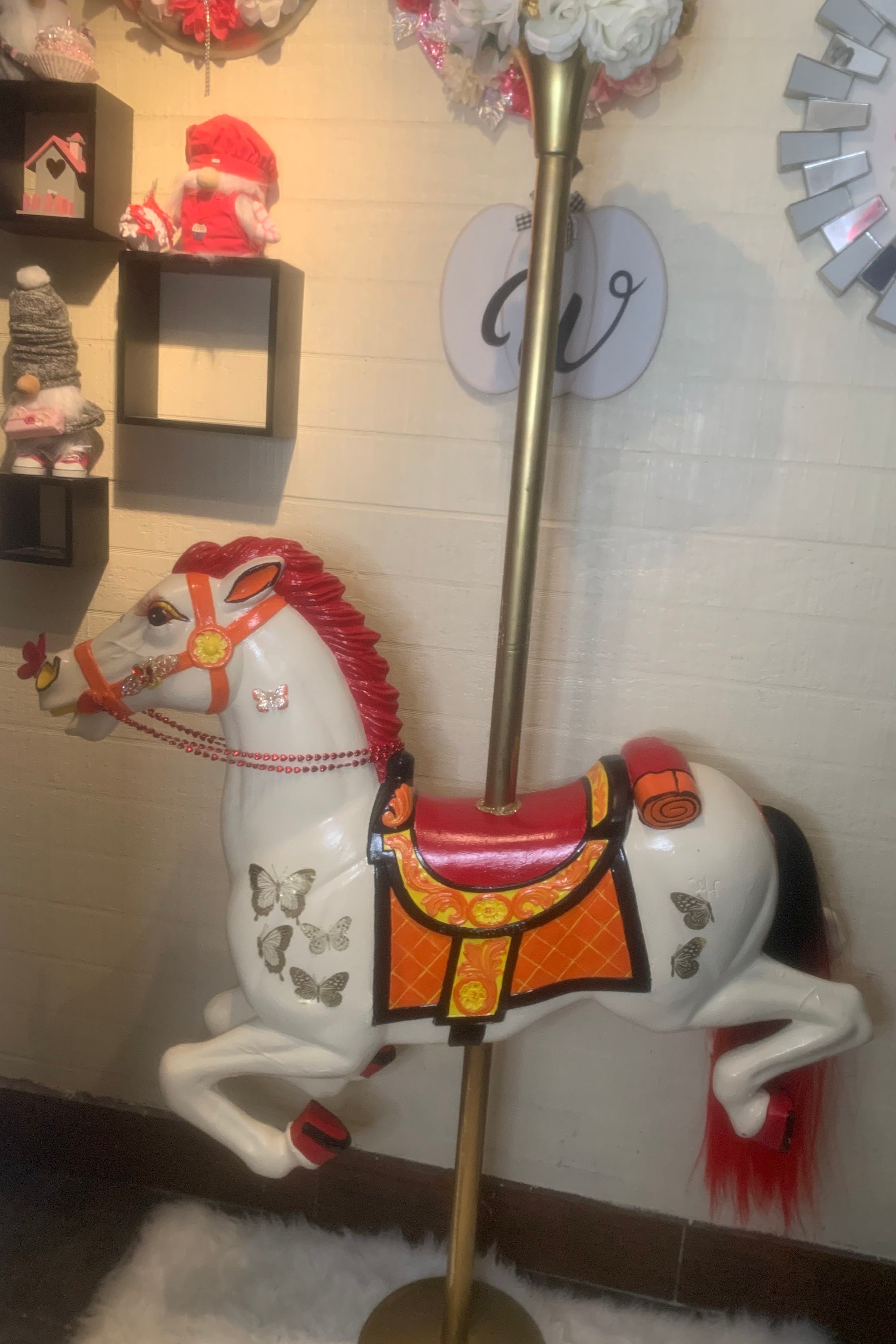 Full Size Carousel Horse Hand Painted - Etsy