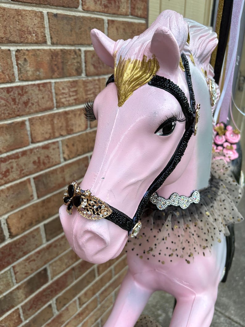 Vintage Full Size Carousel Horse - Etsy