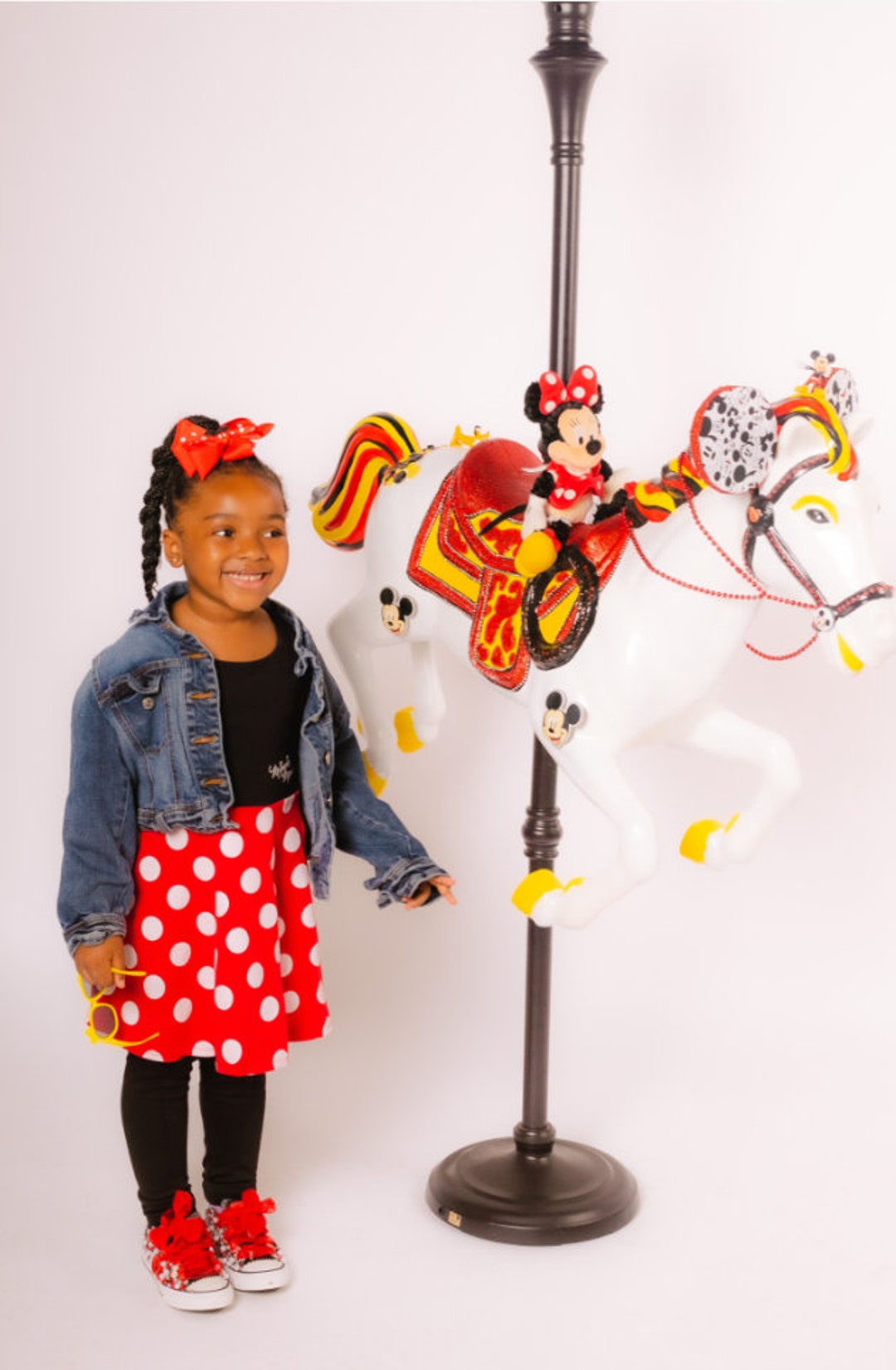 Full Size Carousel Horse One of a Kind Mickey Mouse - Etsy