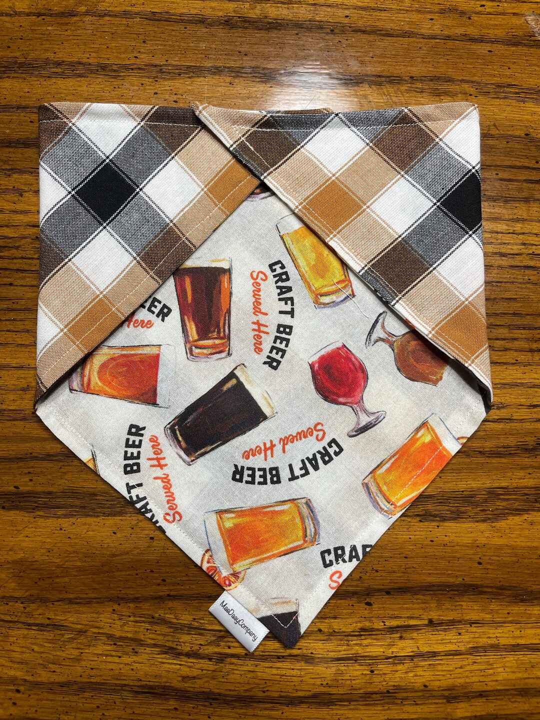 Craft Beer - Tie on or Over the Collar Bandanas, Bowties & Sailor Bows ...