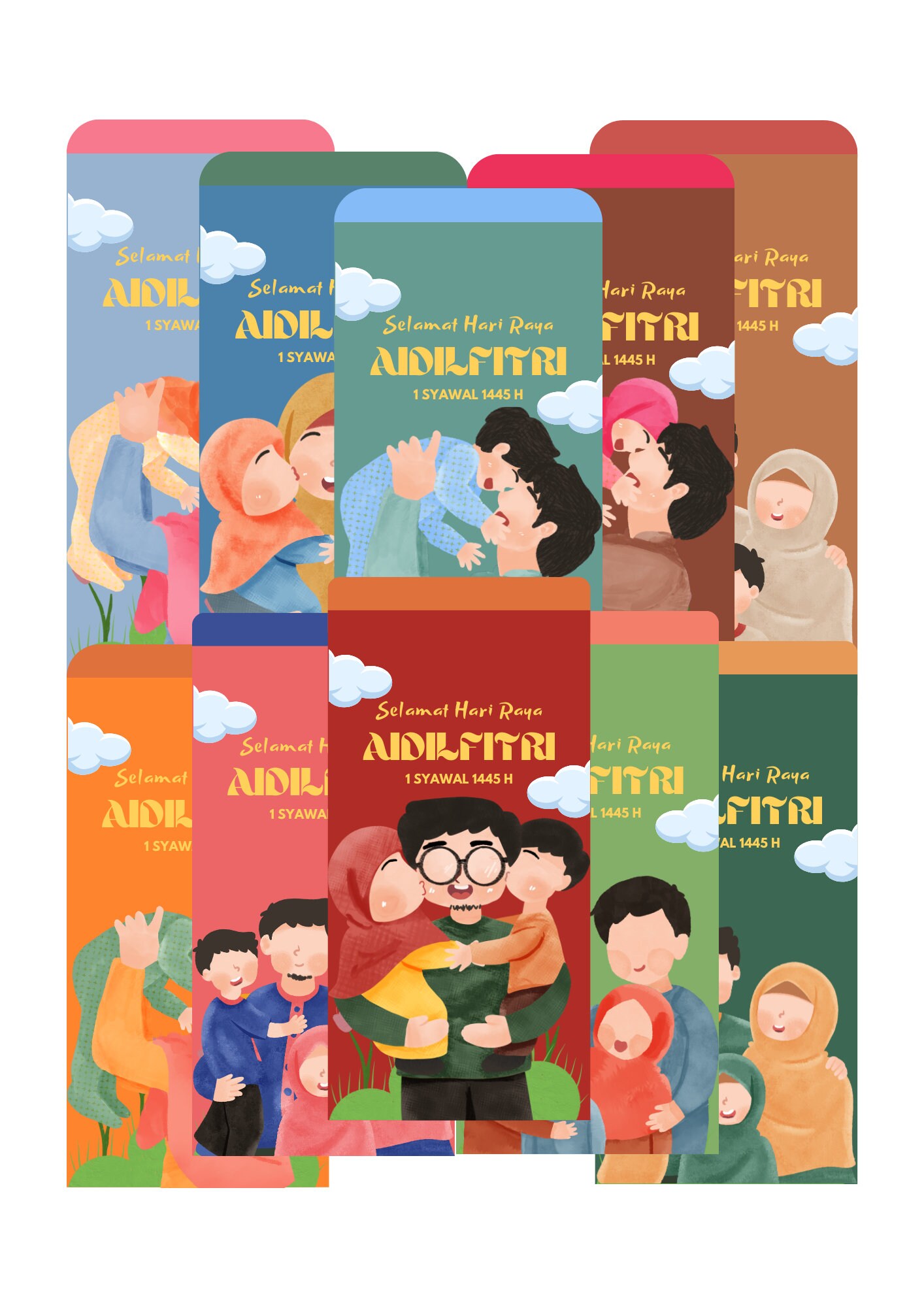 Printable Eid Mubarak Money Envelopes, Eid Mubarak Kids Money Packets ...