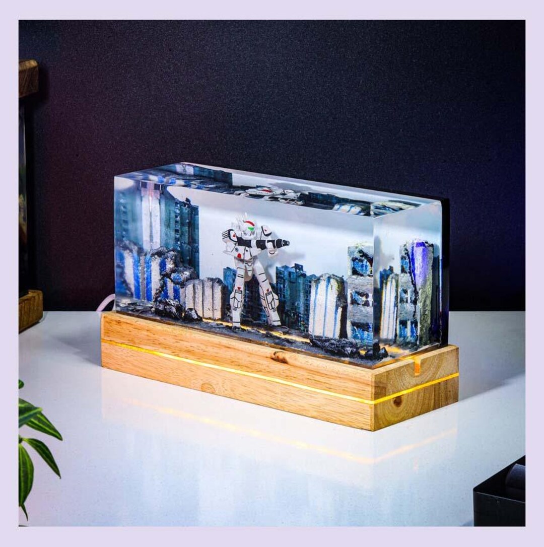 Diorama Robotech Miniature Night Light Lamp Robotech Diorama Modern ...