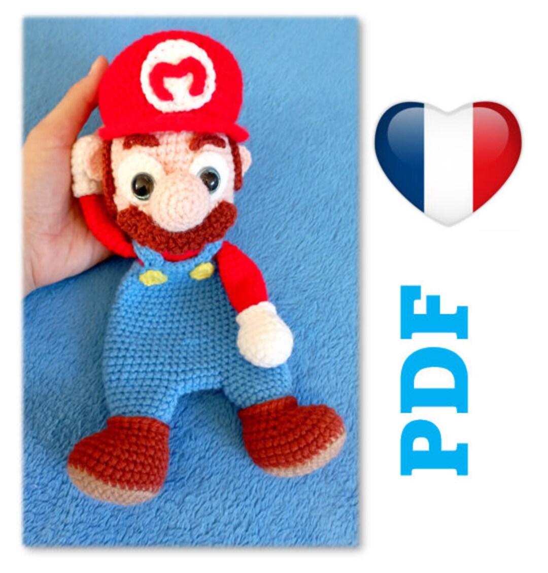 Tutorial/crochet Pattern Doudou Flat Mario PDF LADM - Etsy