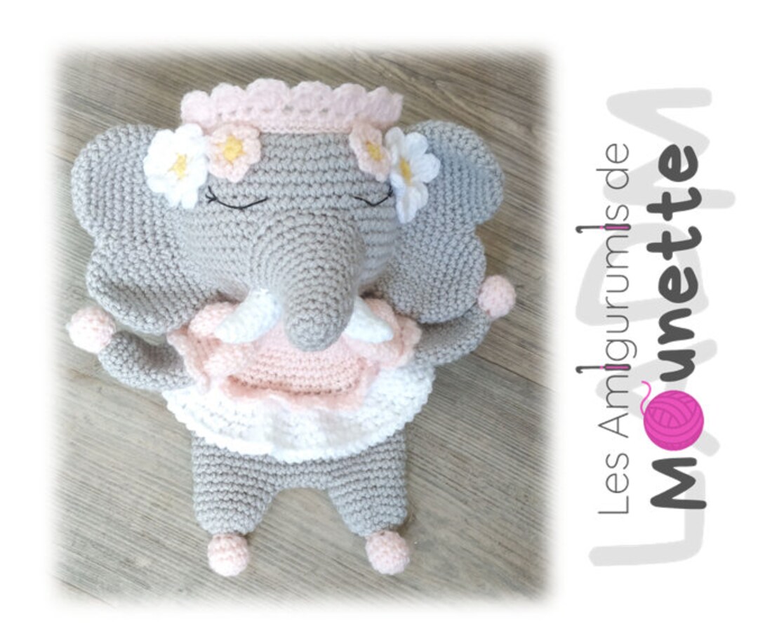 Tutorial / Pattern Doudou Flat Elephant LADM - Etsy