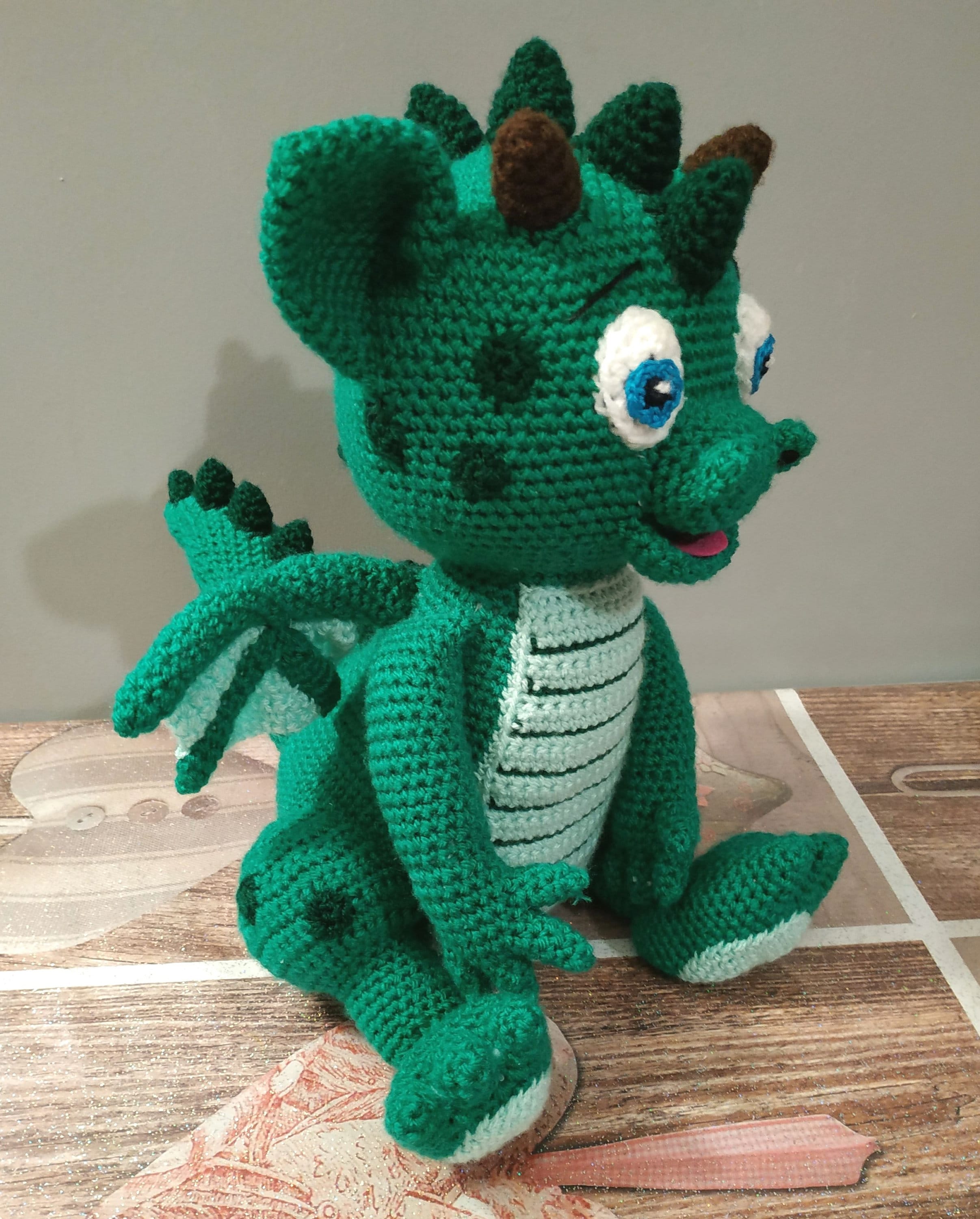 Baby Dragon Tutorial With Its Bottle Pdf English - Etsy