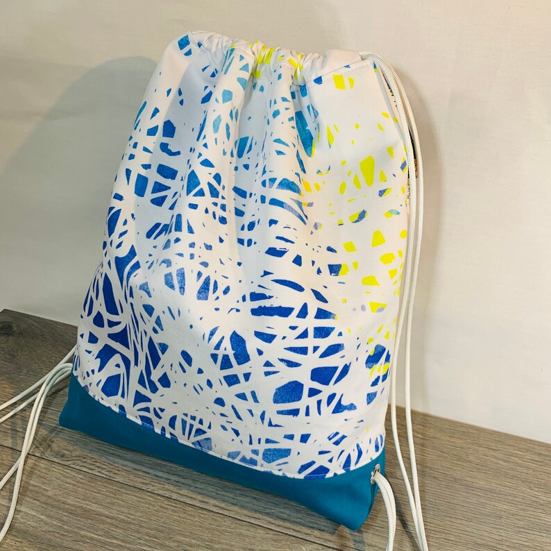Disney Pixar Backstitch Fabric Begonia Backpack, Drawstring, Light Load ...