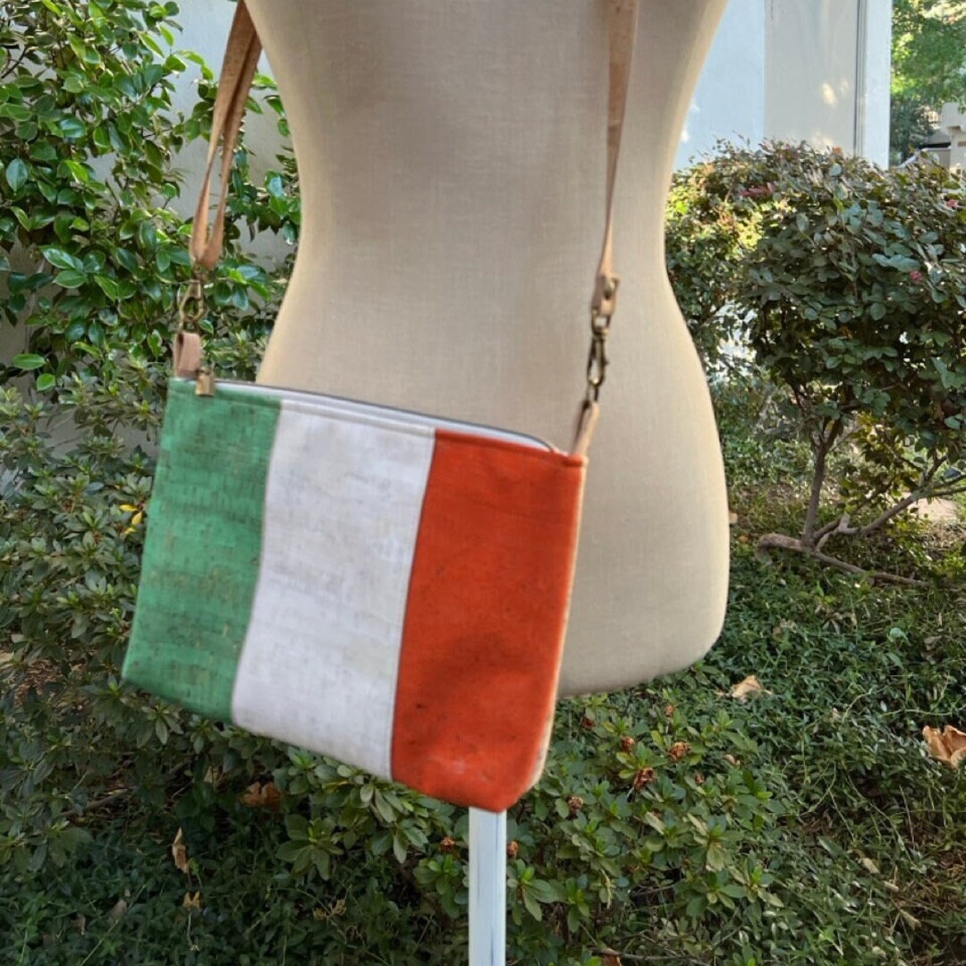 Irish Flag, Tricolor Cork Crossbody Bag, Purse - Etsy