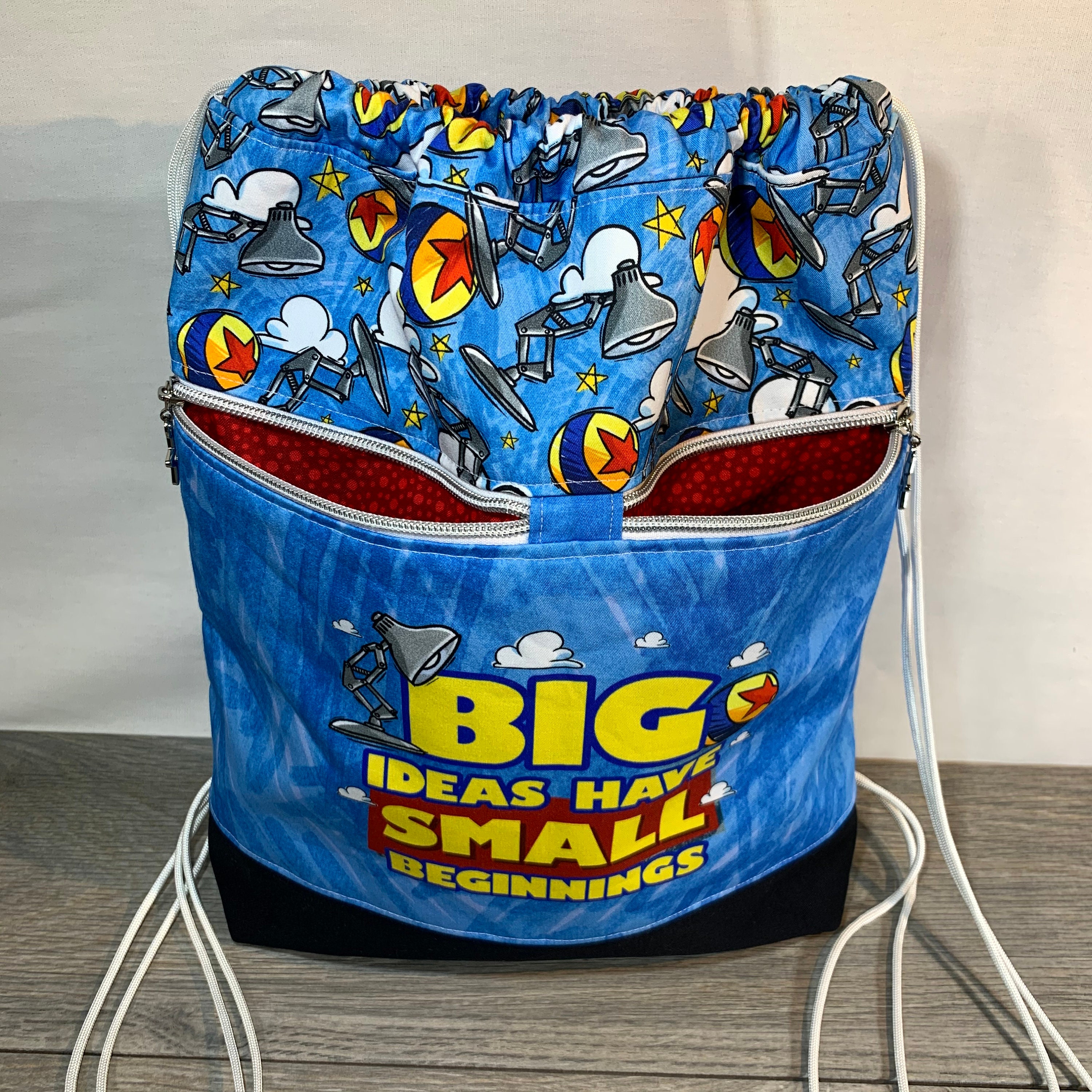 Disney Pixar Backstitch Fabric Begonia Backpack Drawstring - Etsy