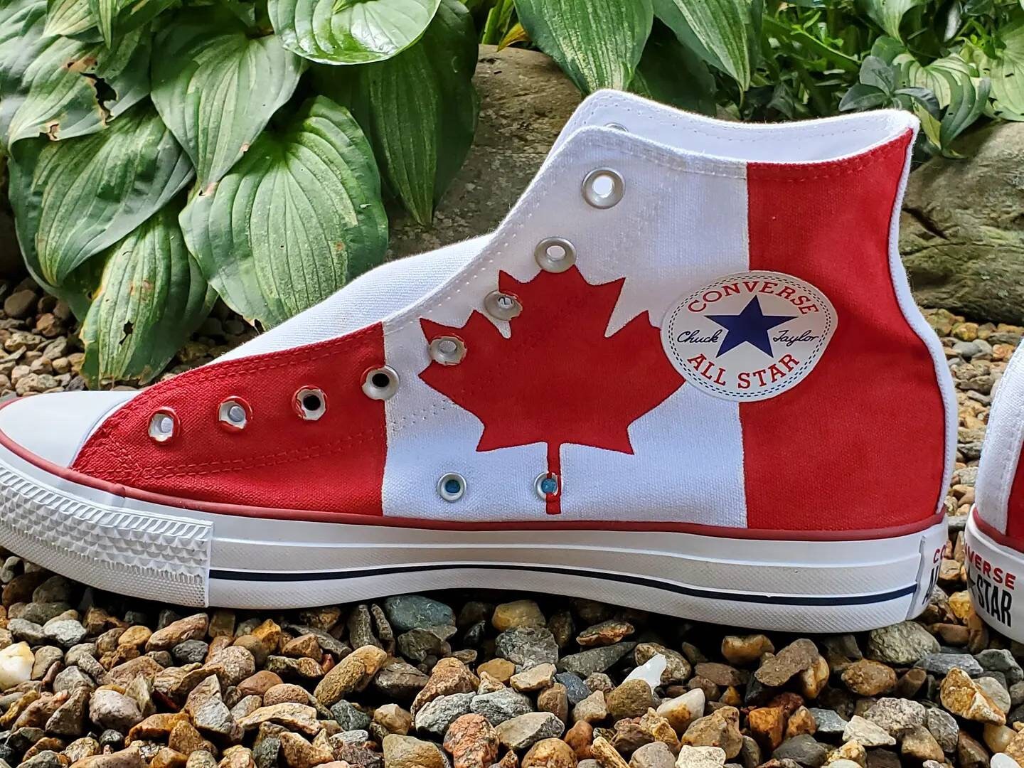 Custom Handpainted Flag Shoes - Etsy