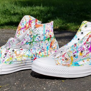 Custom Splatter Paint Shoes - Etsy