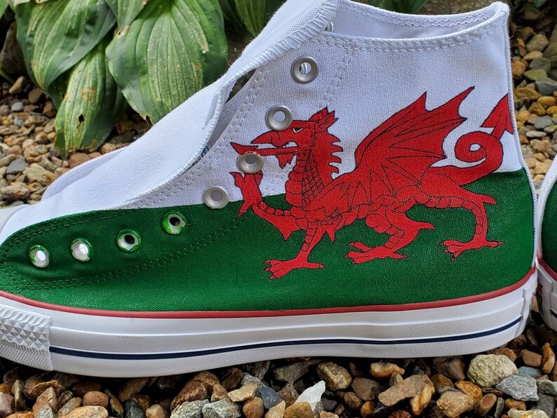 Custom Handpainted Flag Shoes - Etsy