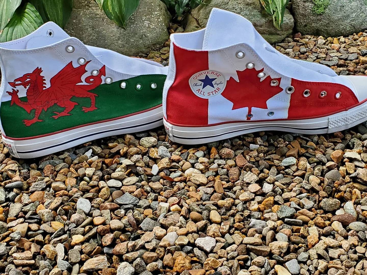 Custom Handpainted Flag Shoes - Etsy