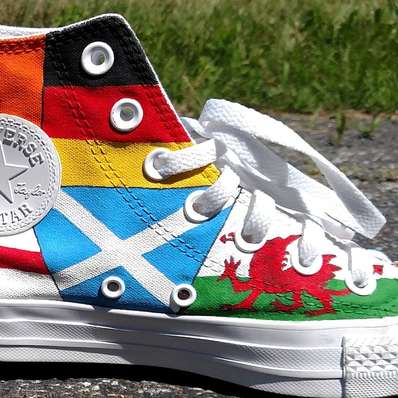 Handpainted Shoes - Etsy