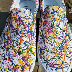 Custom Splatter Paint Shoes - Etsy