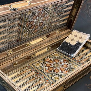 Backgammon Set 21 Inches Luxury Backgammon Board HQ Solid - Etsy