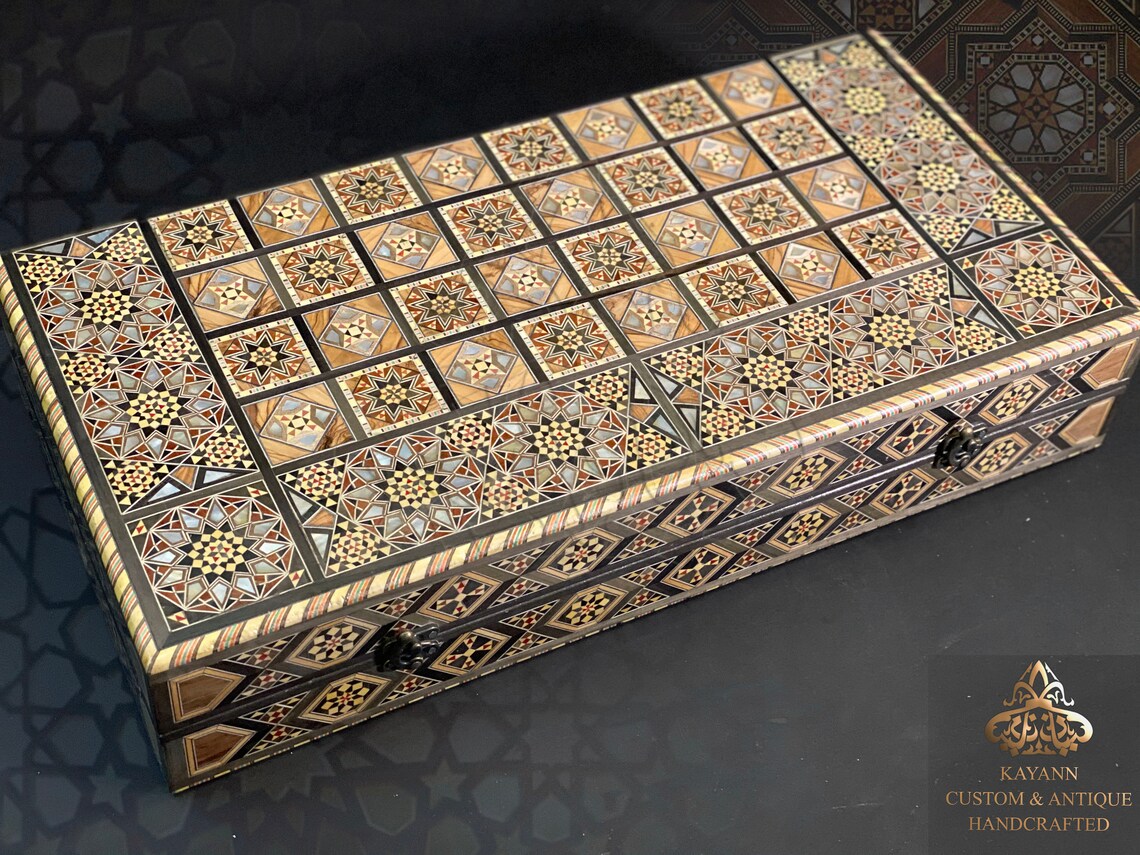 Luxury Backgammon Board HQ Chess and Backgammon Set 21 - Etsy