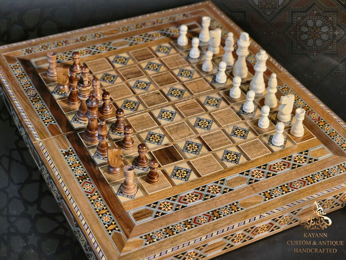 Luxury Backgammon Board HQ Chess and Backgammon Set 20 - Etsy