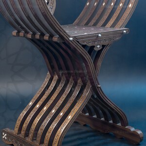 Handmade Wooden Armchair, Solid Walnut Chair, Handcrafted Accent Chair ...