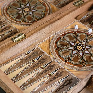 Backgammon Set 21 Inches, Luxury Backgammon Board, HQ Solid Wood ...