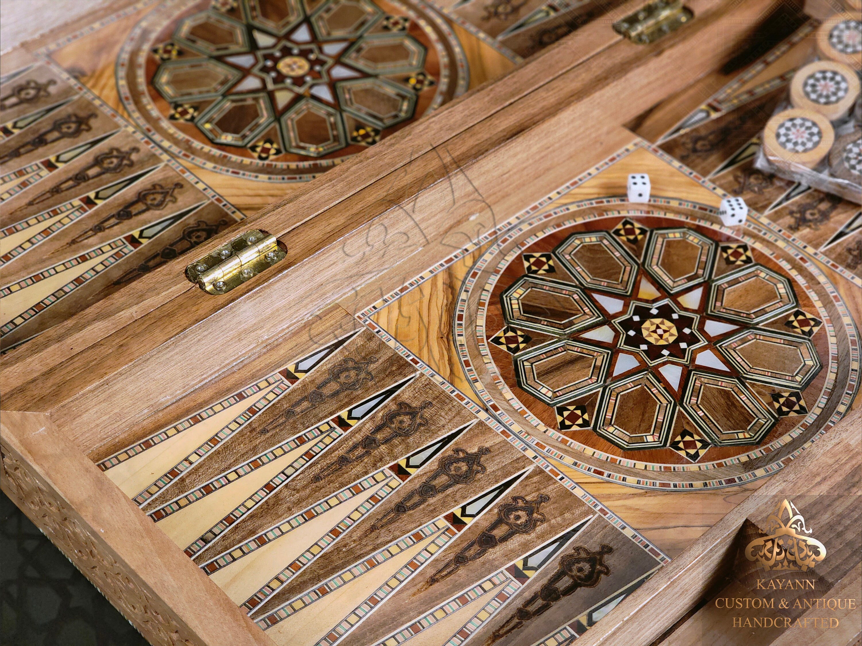 Backgammon Set 21 Inches Luxury Backgammon Board HQ Solid - Etsy