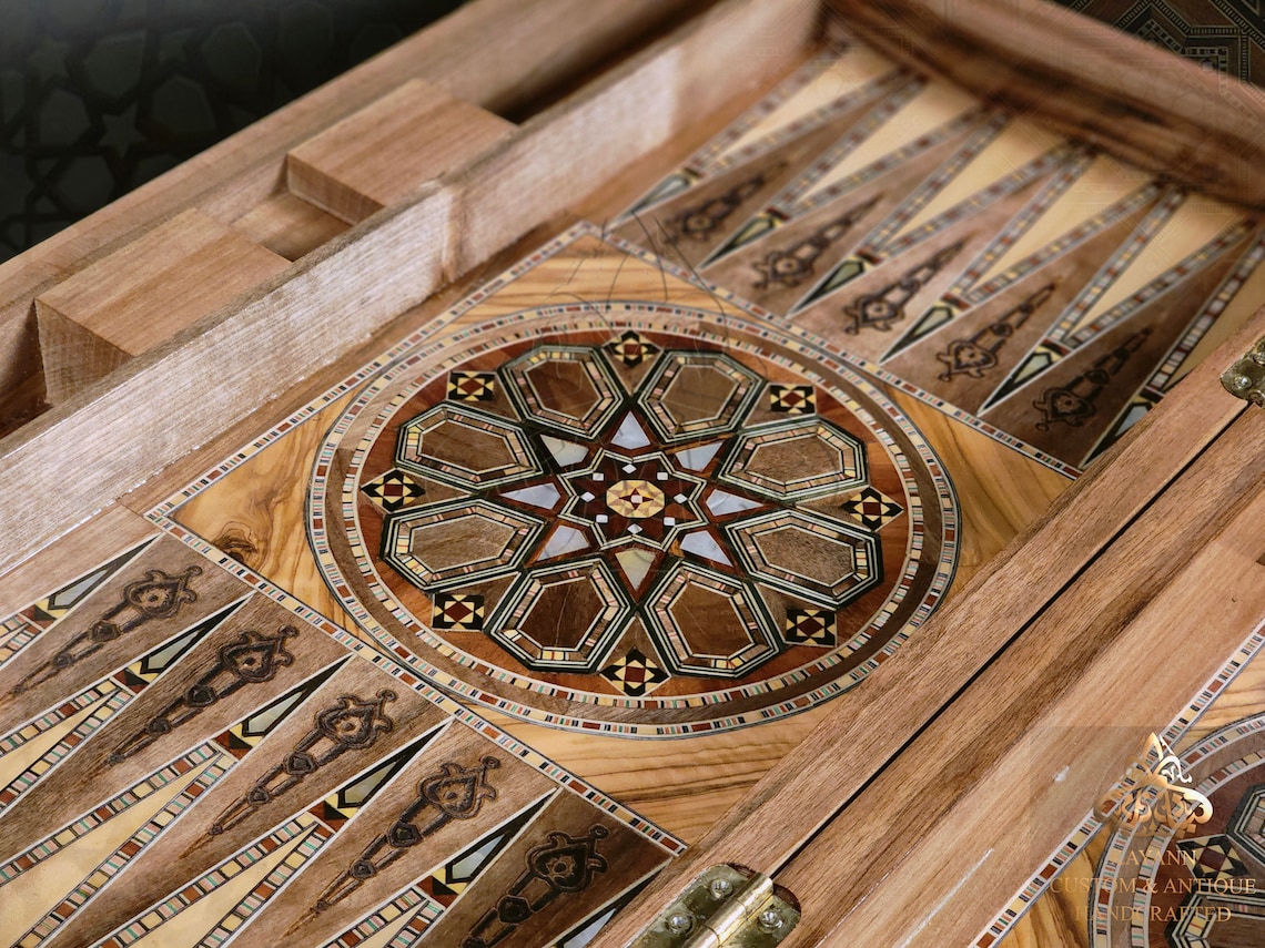 Backgammon Set 21 Inches Luxury Backgammon Board HQ Solid - Etsy