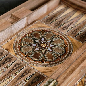 Backgammon Set 21 Inches, Luxury Backgammon Board, HQ Solid Wood ...