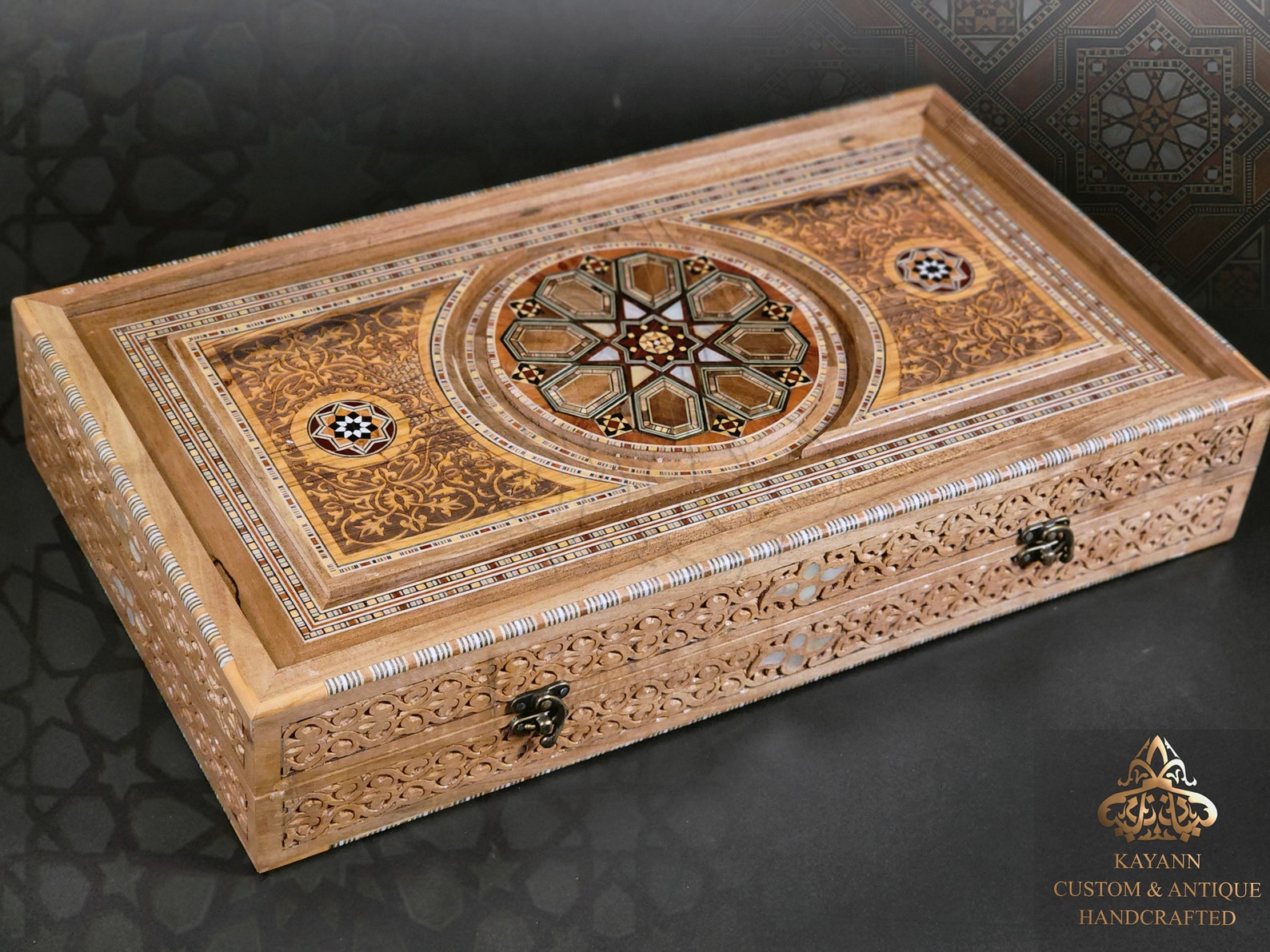 Backgammon Set 21 Inches Luxury Backgammon Board HQ Solid - Etsy