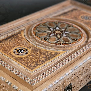 Backgammon Set 21 Inches, Luxury Backgammon Board, HQ Solid Wood ...