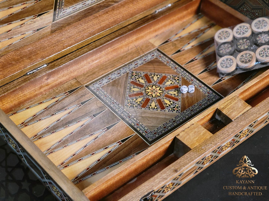 Luxury Backgammon Board HQ Chess and Backgammon Set 20 - Etsy