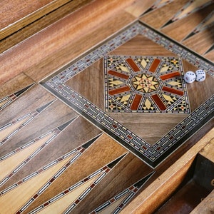 Luxury Backgammon Board, HQ Chess and Backgammon Set, 20 Inches Solid ...