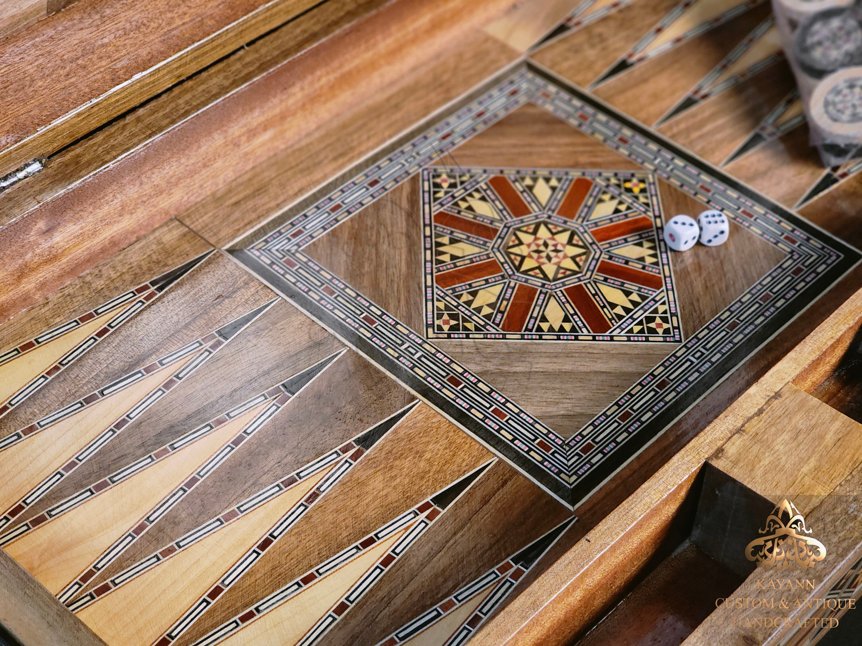 Luxury Backgammon Board HQ Chess and Backgammon Set 20 - Etsy