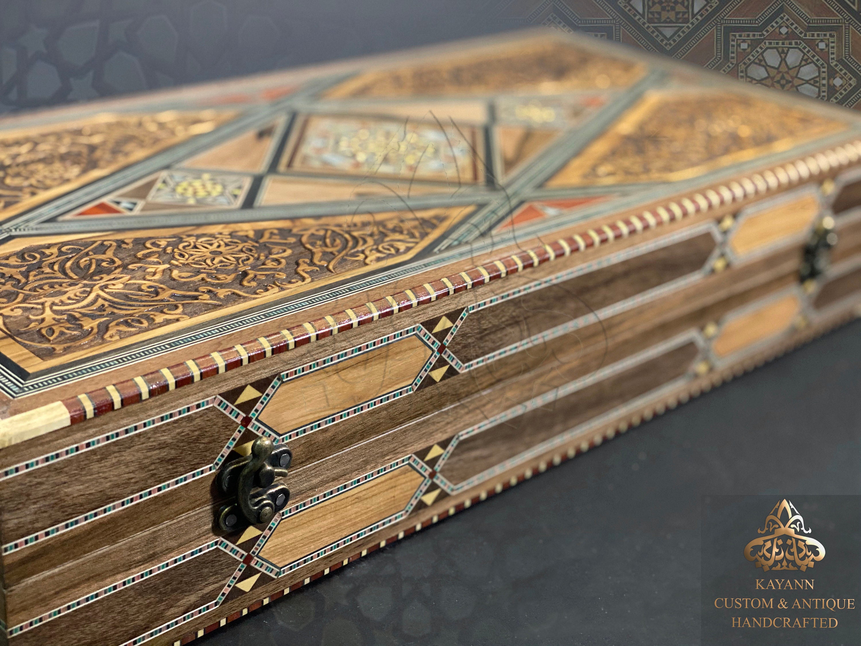 Backgammon Set 21 Inches Luxury Backgammon Board HQ Solid - Etsy