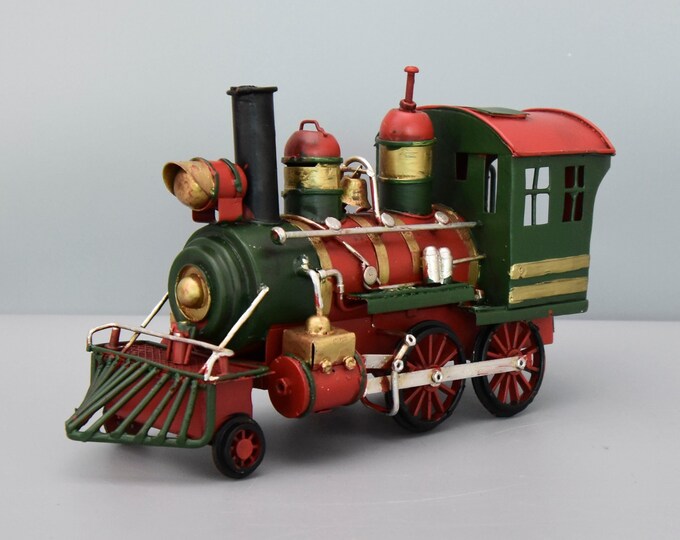 Locomotive Metal Model, Old Style Train, Vintage Toy, Collector Item ...