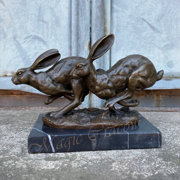 Hare Sculpture - Etsy