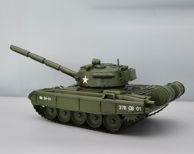 Green Tank Metal Model, Old Style, Military Metal Model, Vintage Toy ...