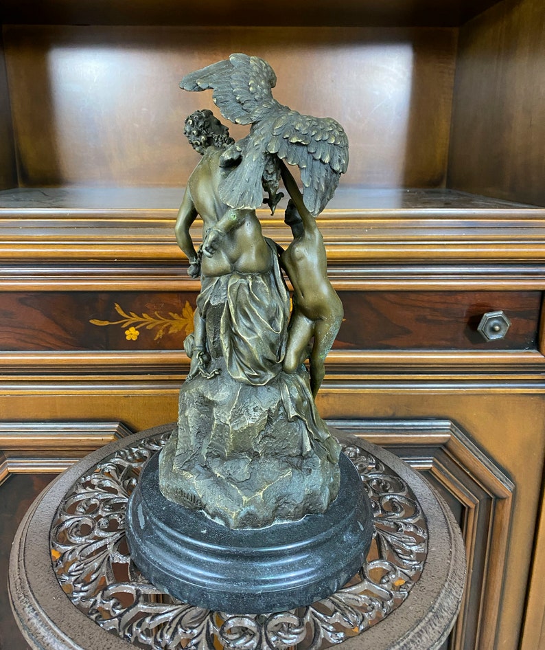 Limited Bronze Prometheus on Rock Heroism Symbol Bronze - Etsy