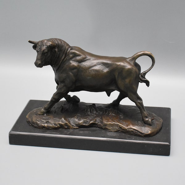 Bull Sculpture - Etsy