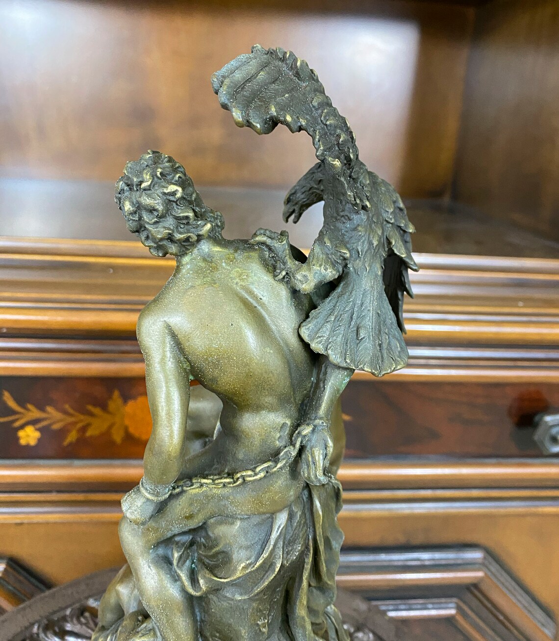 Limited Bronze Prometheus on Rock Heroism Symbol Bronze - Etsy