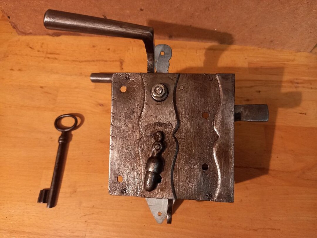 Old Metal Lock With Key and Sign Good Working Order One Key - Etsy
