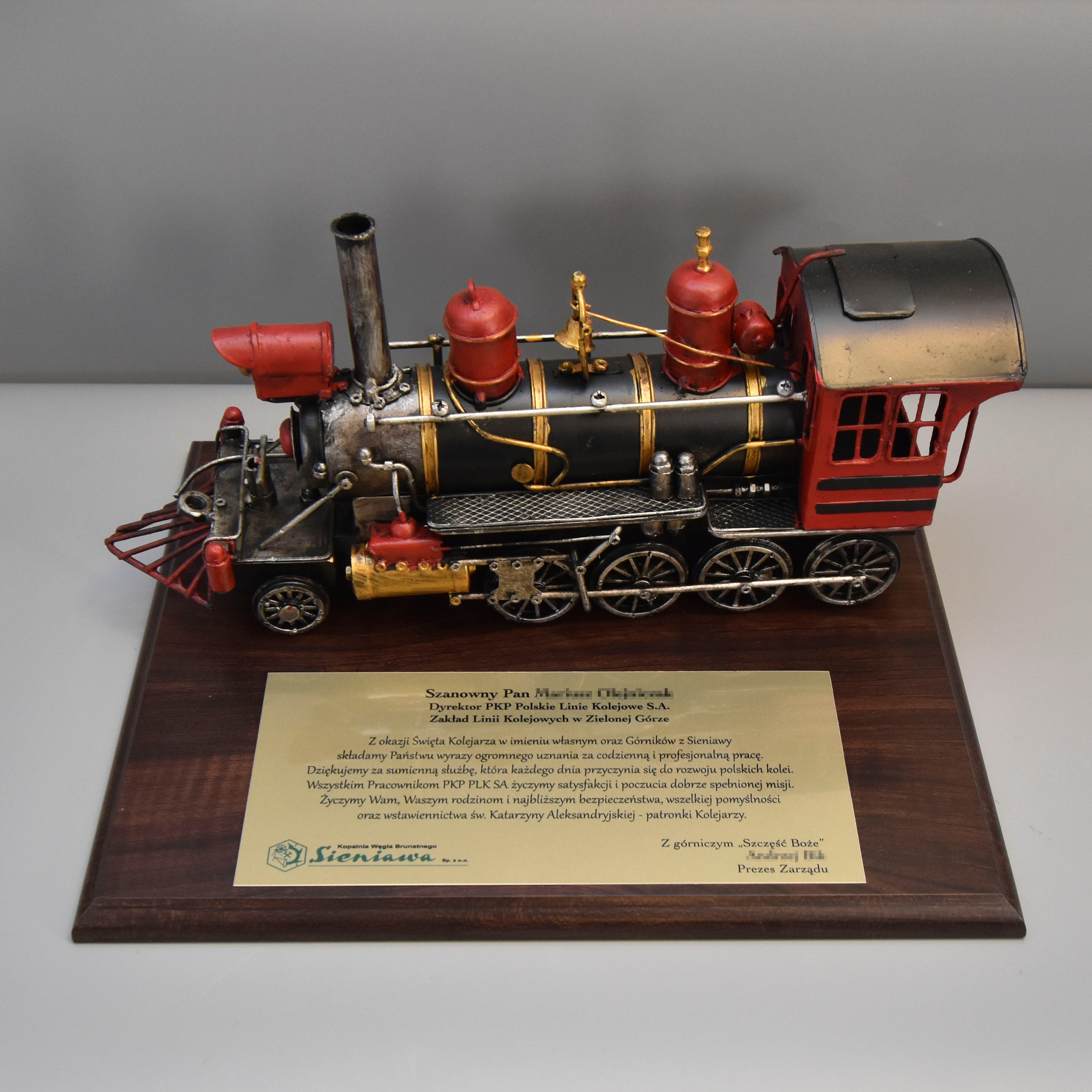 Gift for Railwayman Personalized Locomotive Metal Model With - Etsy