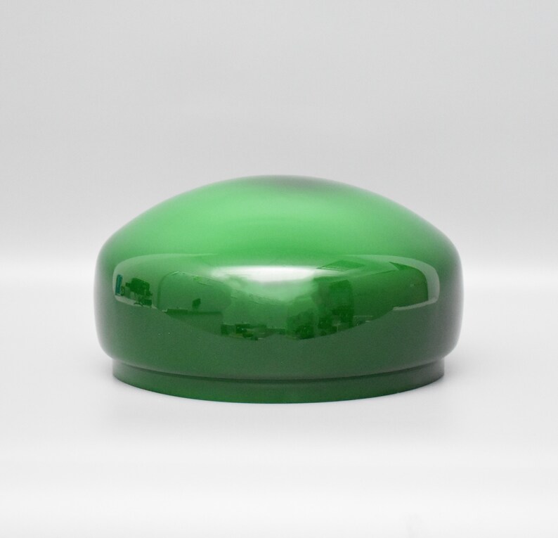 Emerald Green Glass Lamp Shade for Art Deco Style Lamp | Etsy