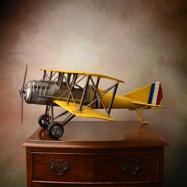 Biplane Metal Decor - Etsy