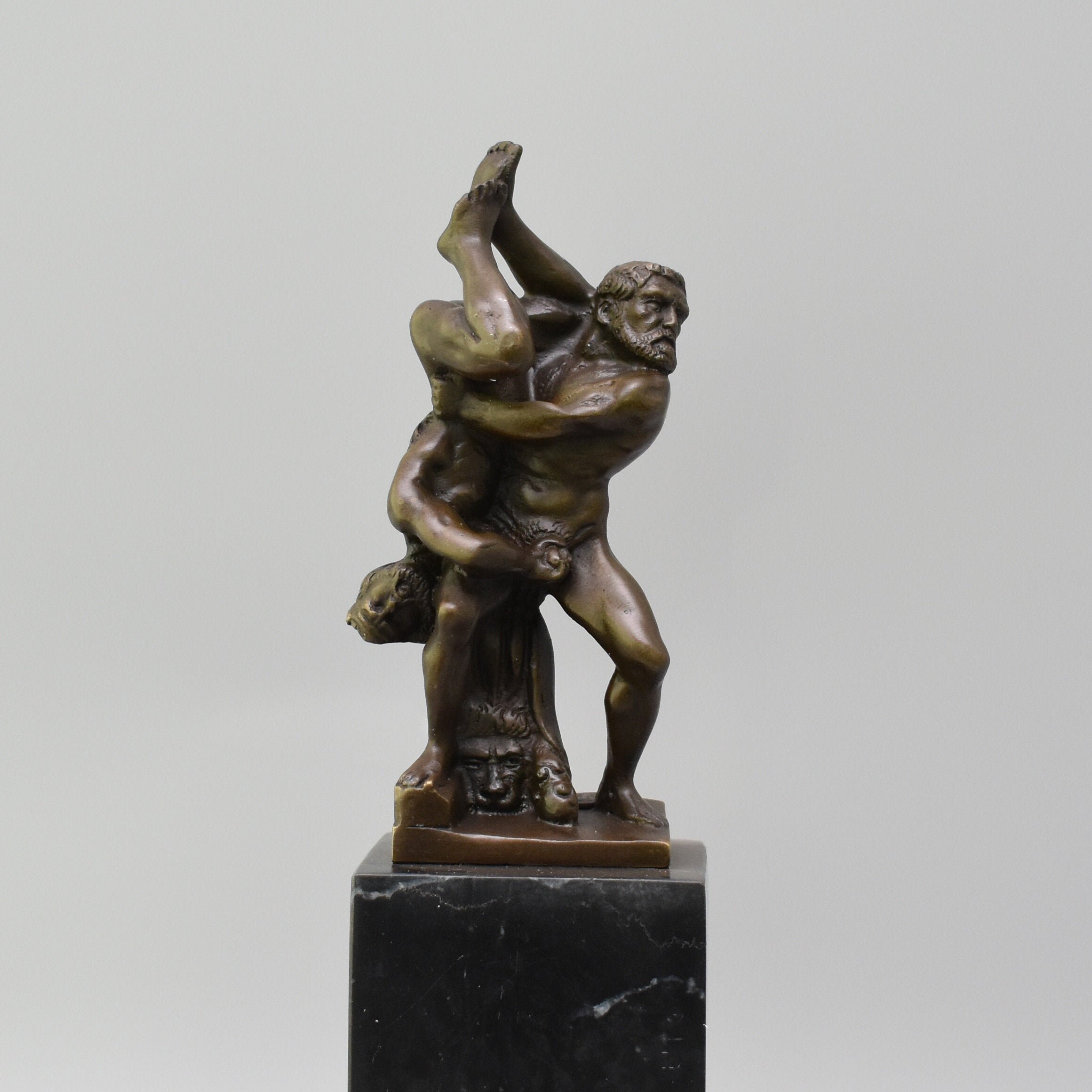 Pankration Bronze Sculpture on Marble Base UFC MMA Vintage | Etsy