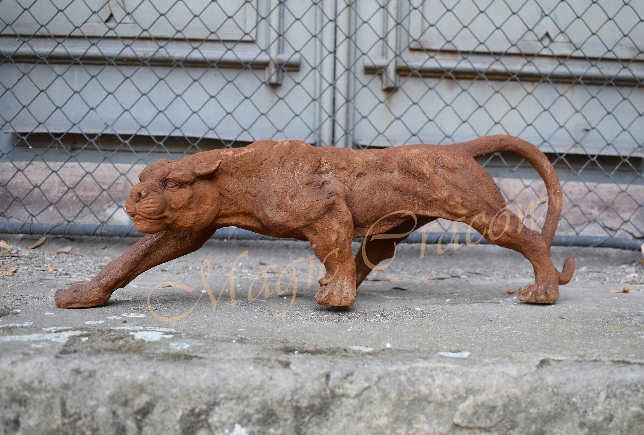 Large Panther Sculpture Wild Cat Figurine Vintage Statue - Etsy