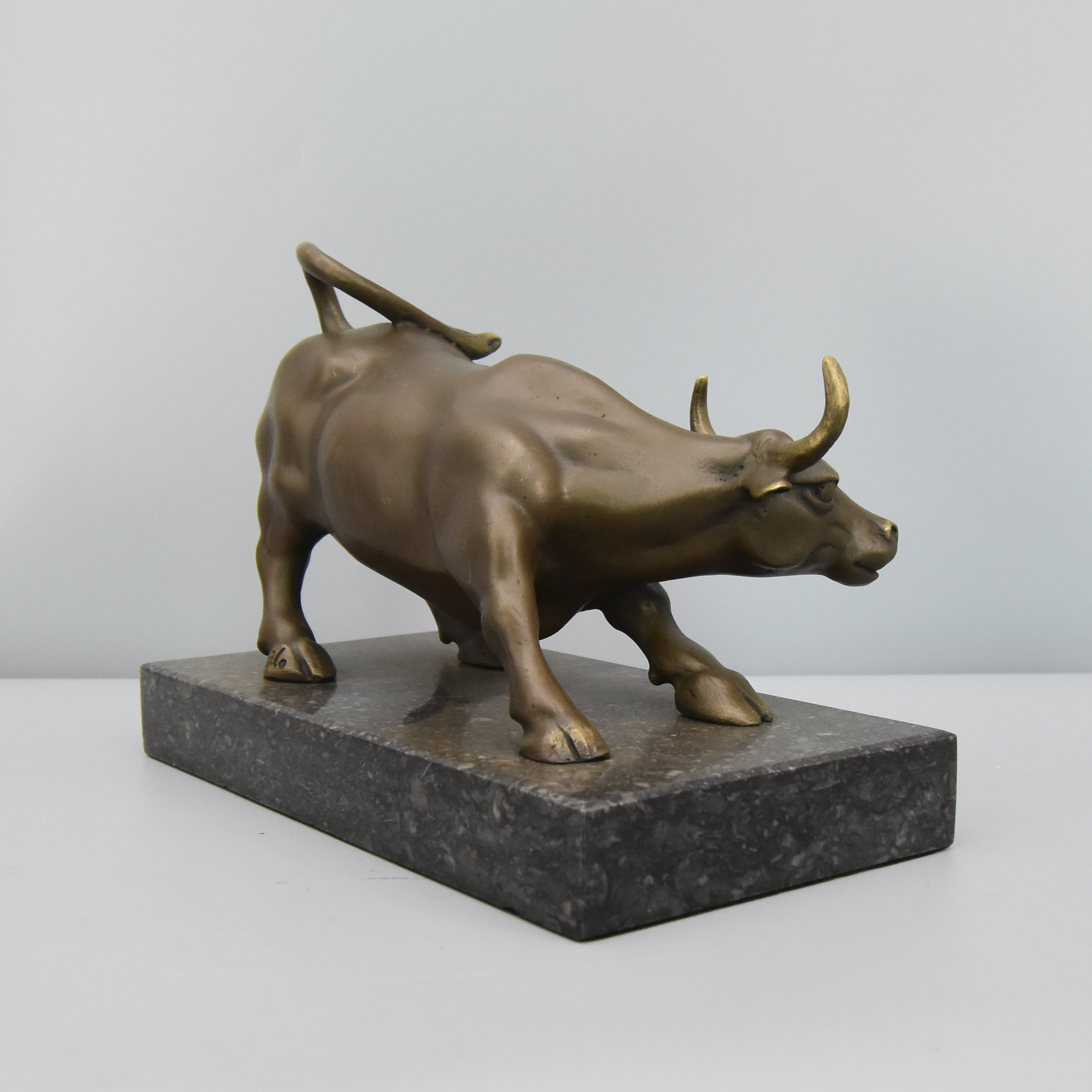 Limited Bronze Wall Street Bull Statue Sculpture Bronze on - Etsy