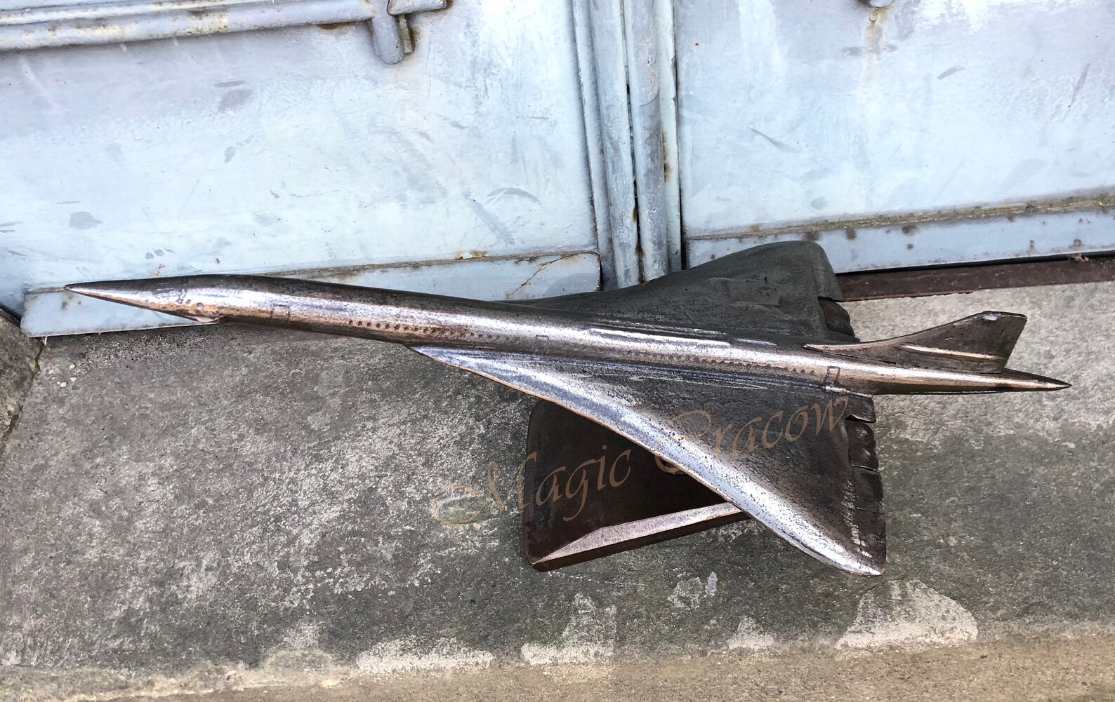 Vintage Concorde Large Metal Model Old Airplane Desk - Etsy